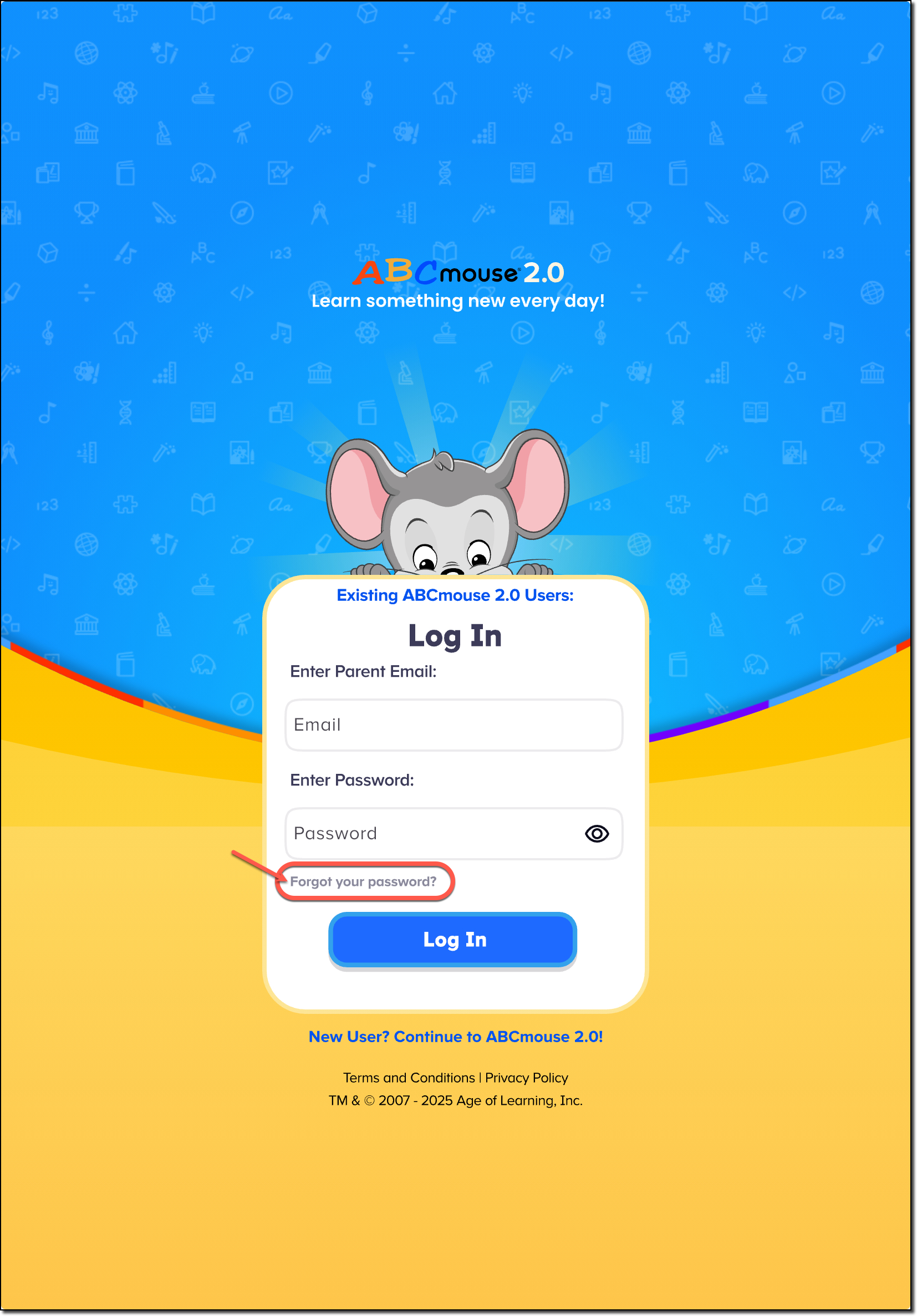 How to Reset Your Password for ABCmouse 2 – ABCmouse