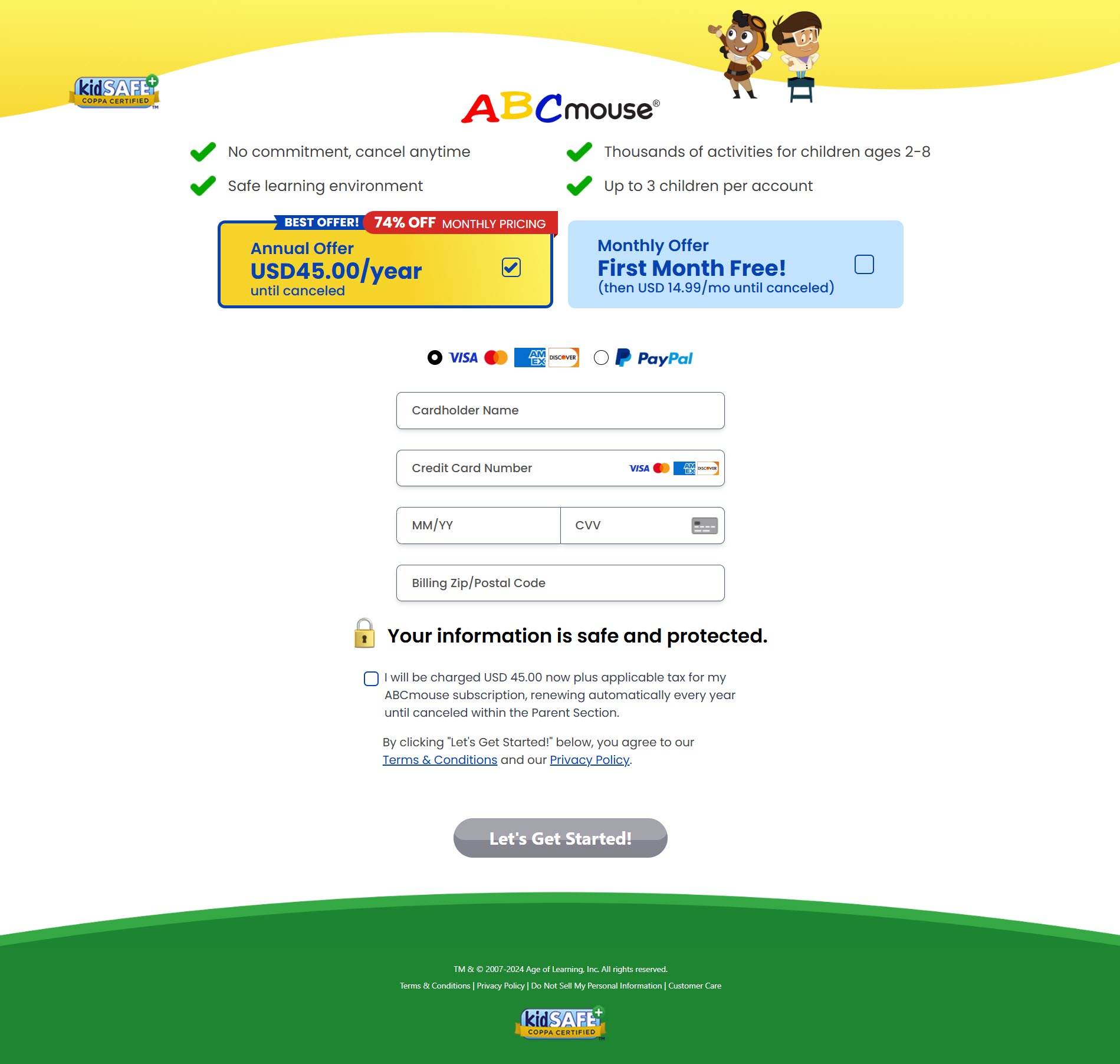 Resubscribing to ABCmouse 2 – ABCmouse