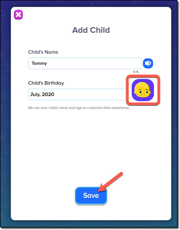 Adding a Child Profile in ABCmouse – ABCmouse