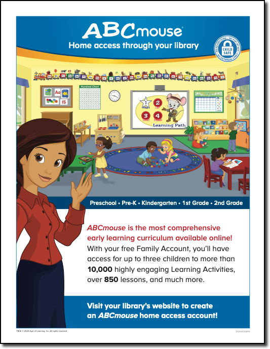 Promotional Materials for ABCmouse for Libraries – ABCmouse