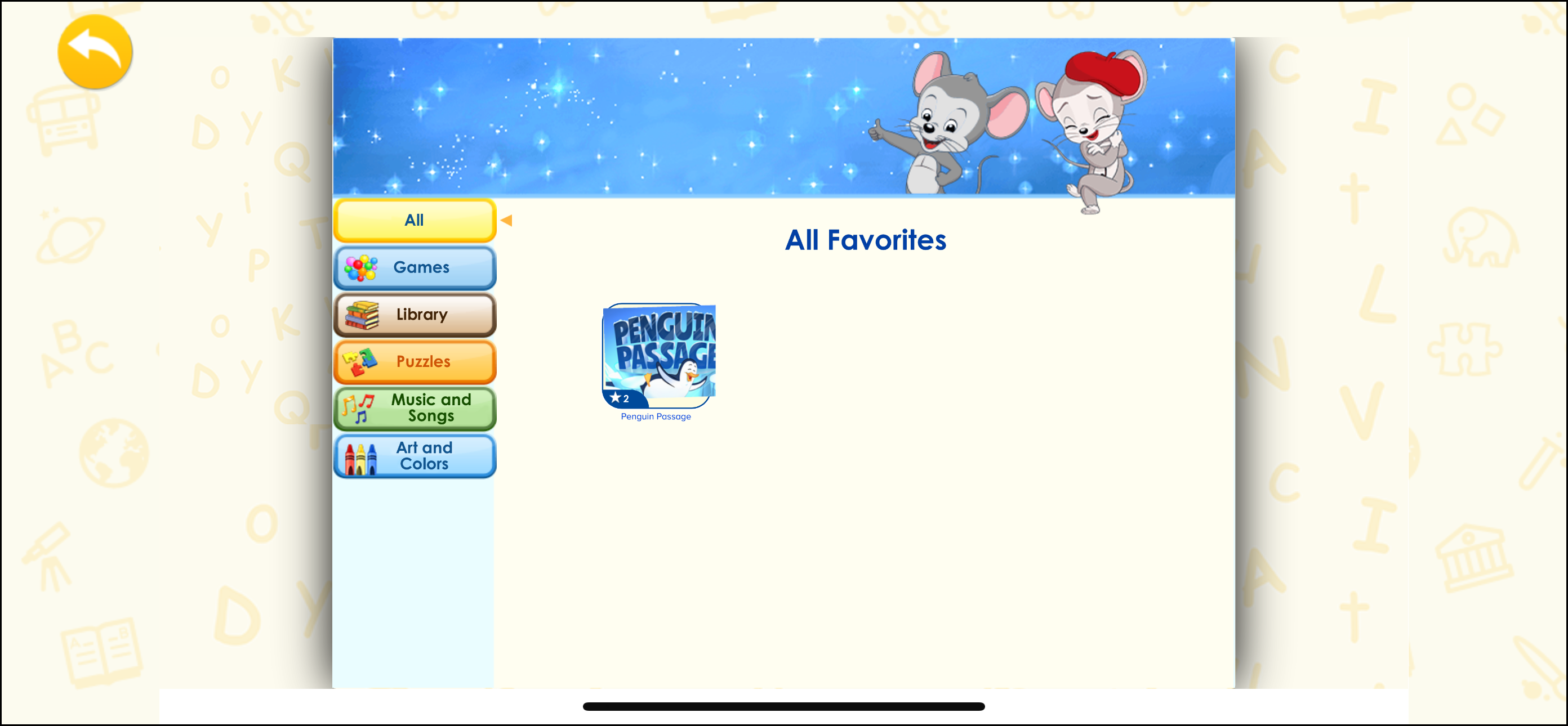 How do I access the My Favorites section of ABCmouse? – ABCmouse