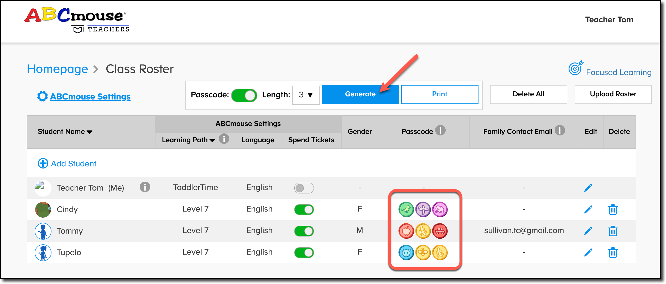 Can I lock my students' profiles so other students can't access them? – ABCmouse