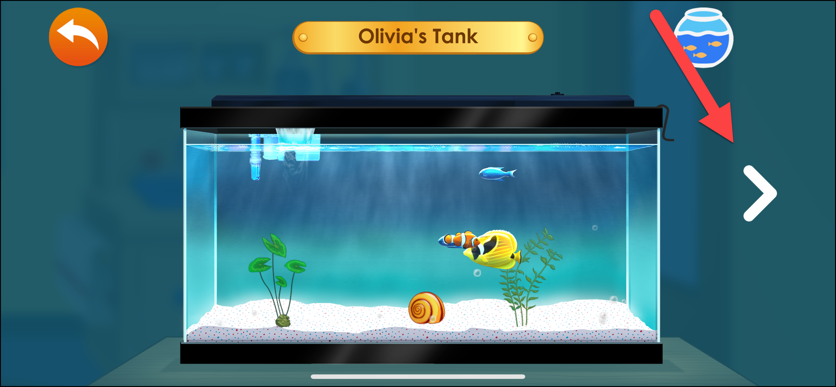 How do I find additional Aquariums on the mobile version of ABCmouse ...