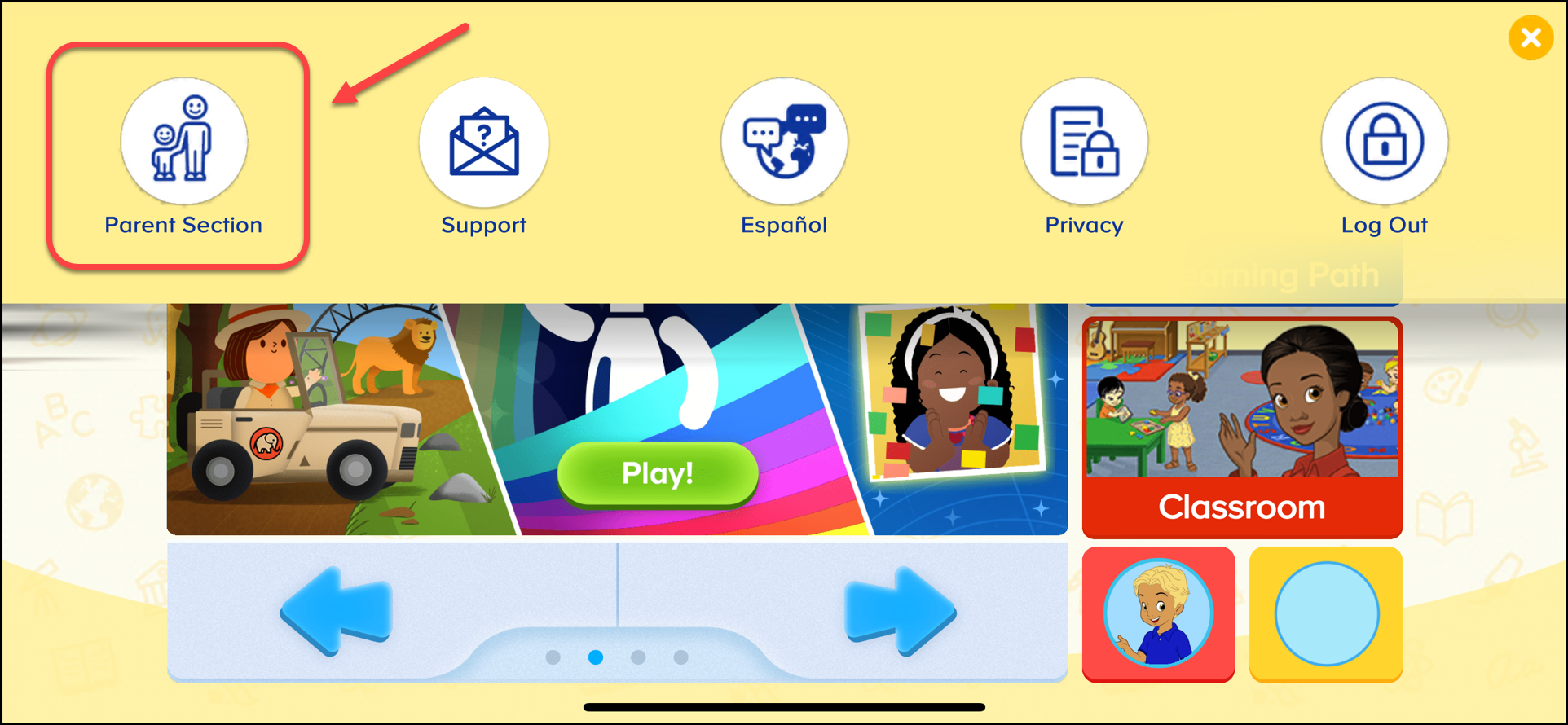Updating Billing Information: Subscribed via the Original ABCmouse App ...