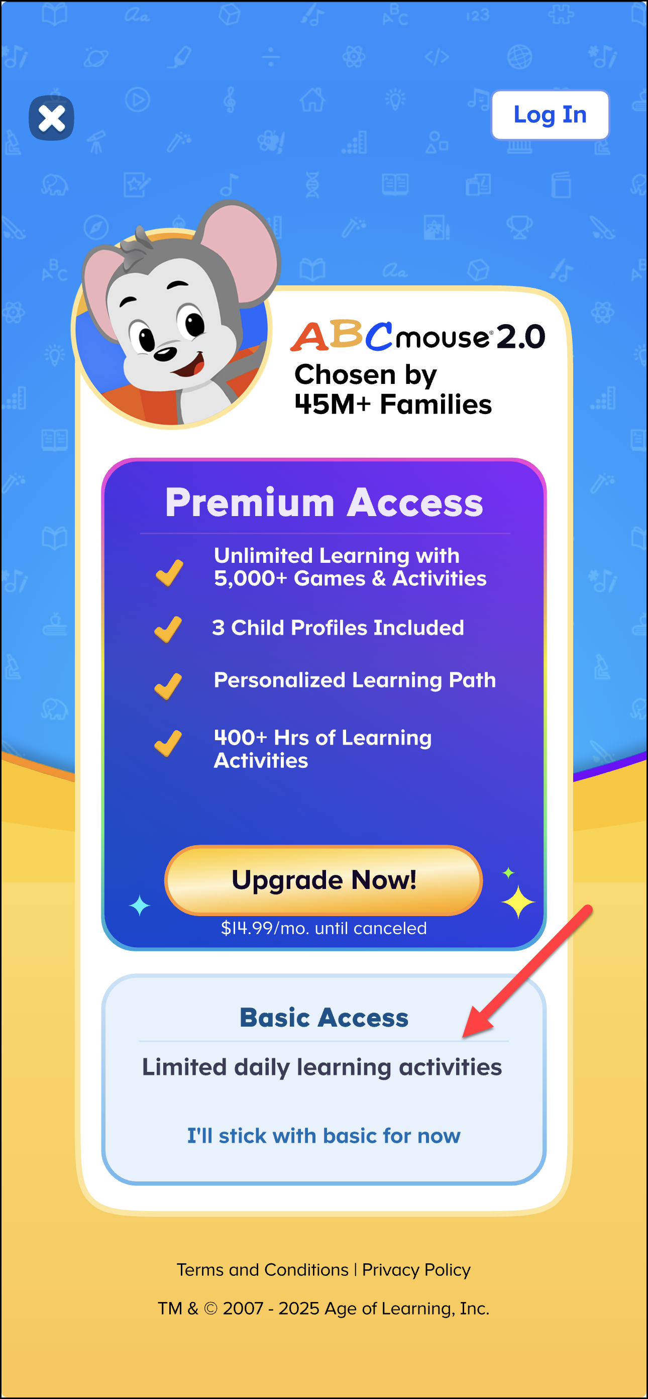 Subscription Pricing Options for ABCmouse – ABCmouse