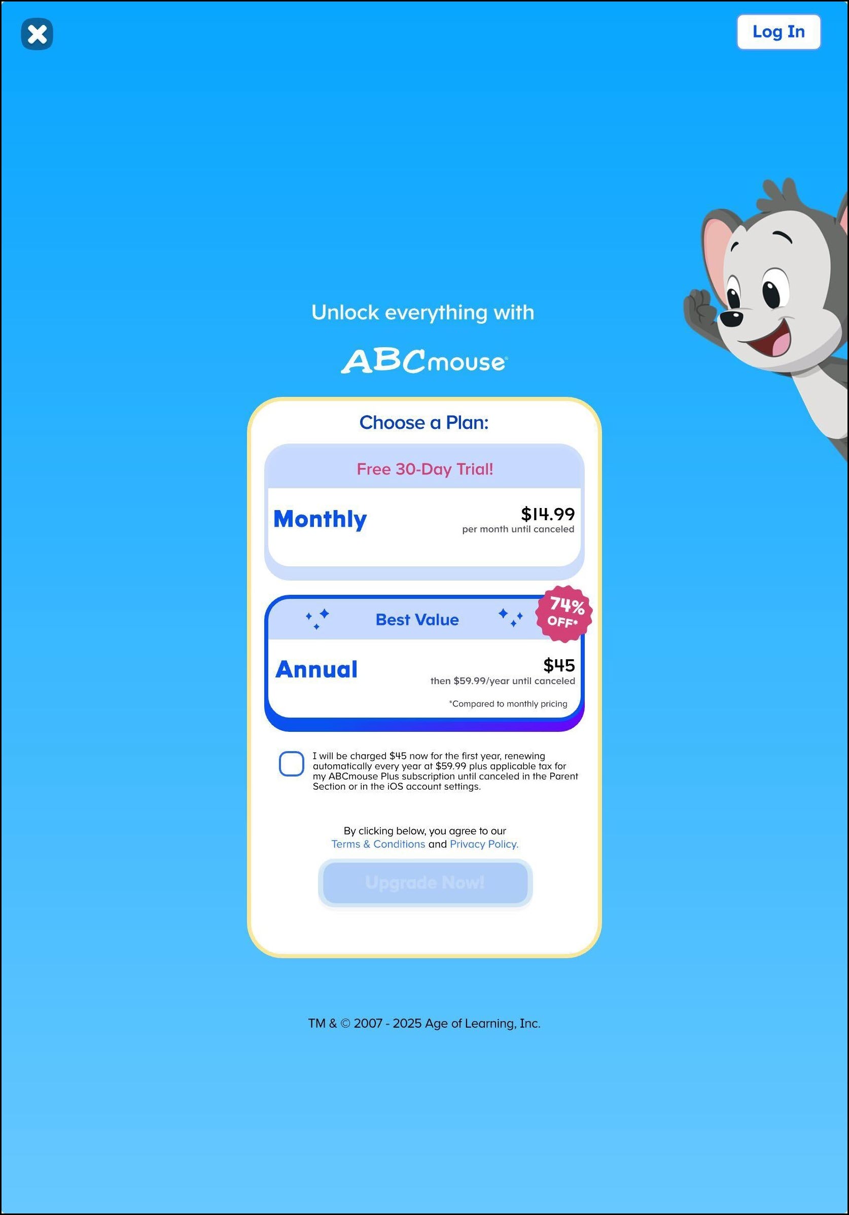 Signing Up for ABCmouse – ABCmouse