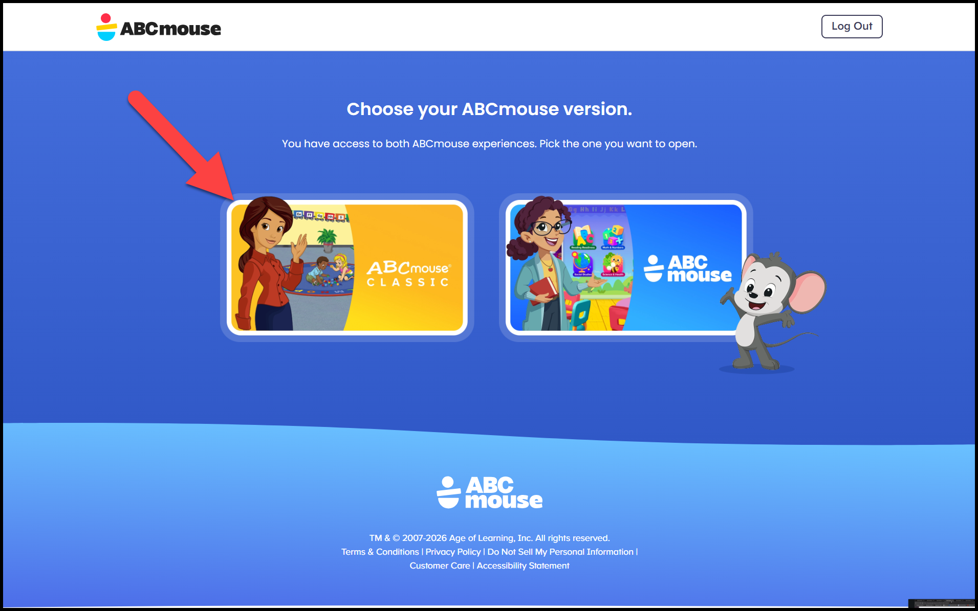 How do I log in and out of ABCmouse Classic? – ABCmouse